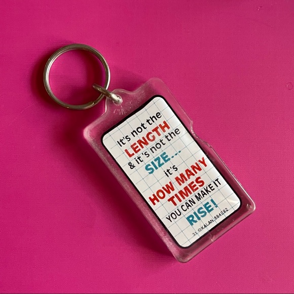 Vintage | Other | Vintage Kalan Acrylic Keychain Adult Humor | Poshmark